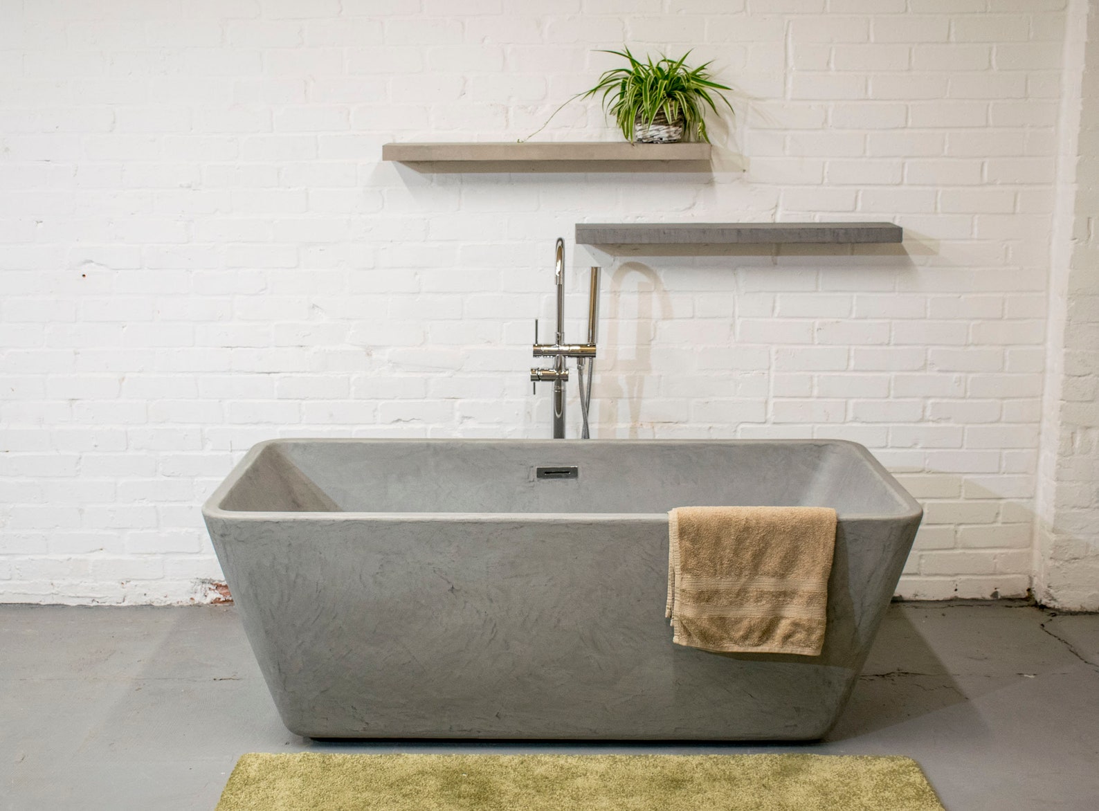 Microcement Concrete Floating Shelf Chunky Handmade Shelves - Etsy