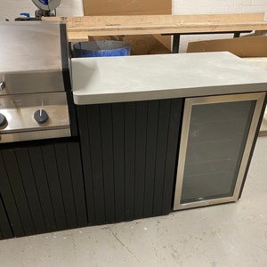 Microcement, Concrete, Outside Kitchen Worktop, Countertop, BBQ Area ...