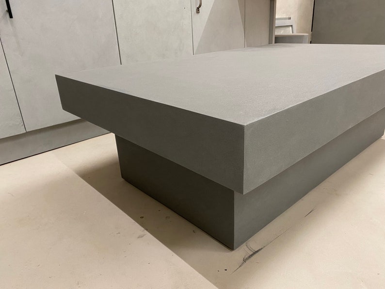 Microcement Coffee Table Concrete Stone Table Ideal for - Etsy UK