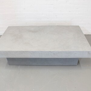 Microcement Coffee Table Concrete Stone Table Ideal for | Etsy