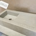 Microcement, Concrete Butler Sink, Bespoke Bathroom Basin With Drainage ...