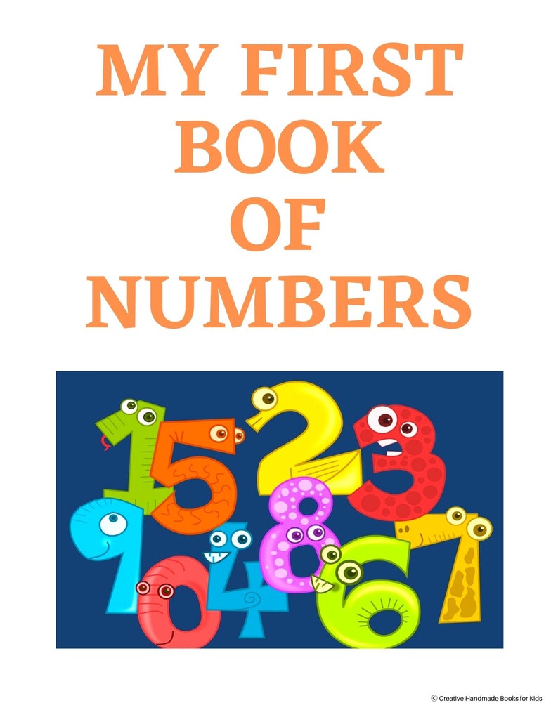 Numbers 1-10 E-book Digital, Printable - Etsy
