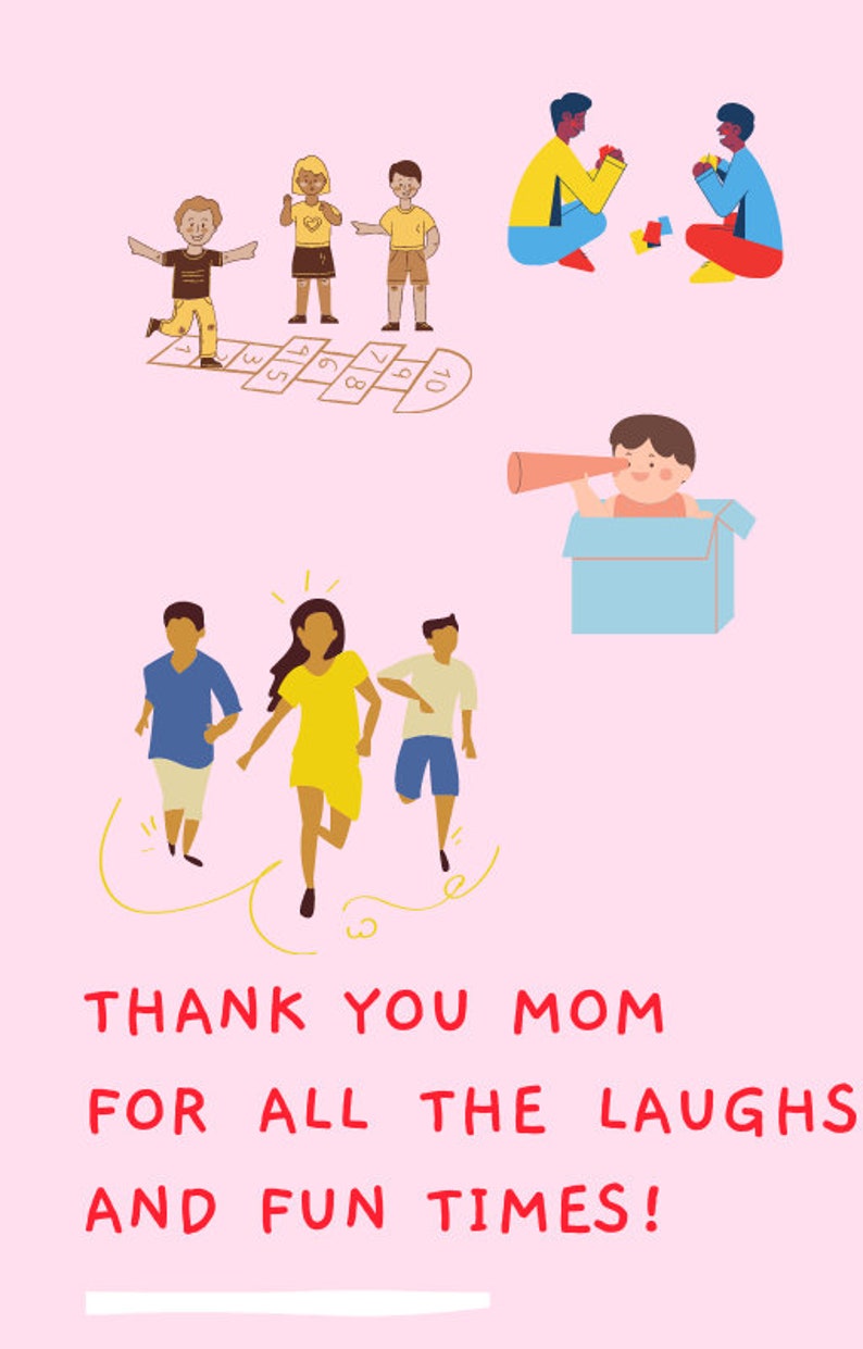 My Dear Mom E-book for Kids digital and Printable | Etsy