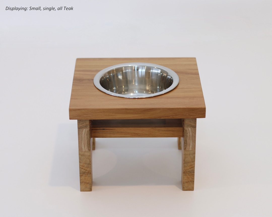 Small Single Elevated Dog Bowl Stand ON SALE Only 1 Left - Etsy