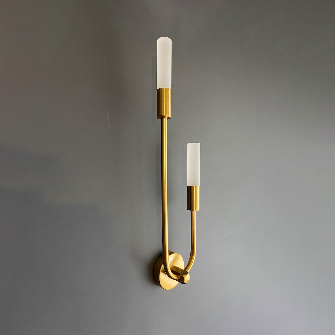Minimalist Design Led Two Armed Lighting Fixture, Led Wall Sconces, Modern Decorative Led Wall ...