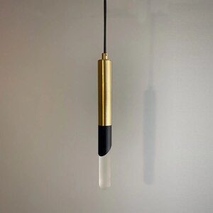 Minimalist Design Led Light Bicolor Lighting Fixture, Modern Pendant ...