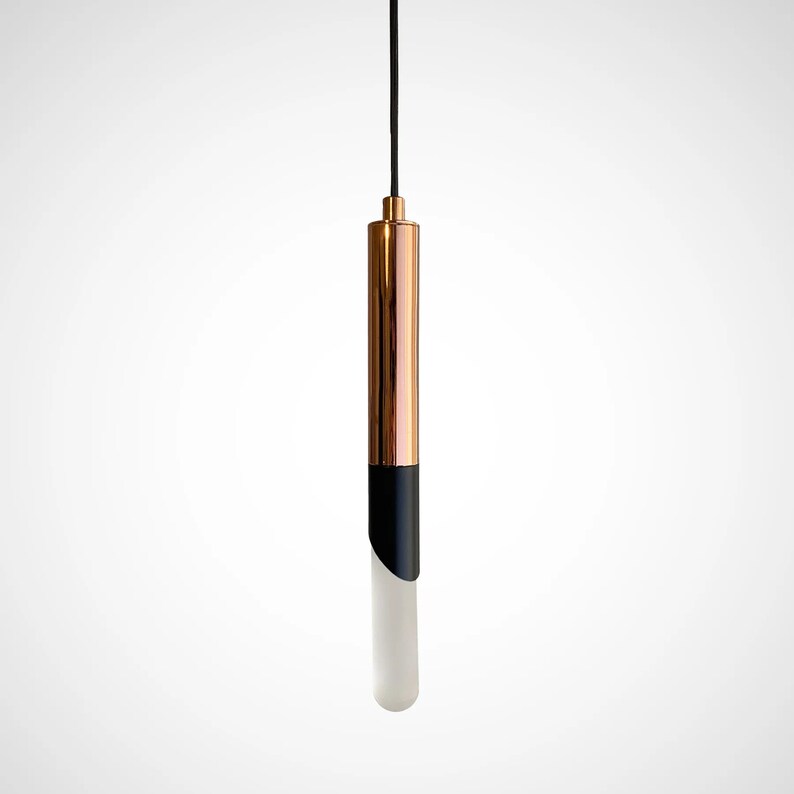 Minimalist Design Led Light Bicolor Lighting Fixture, Modern Pendant ...