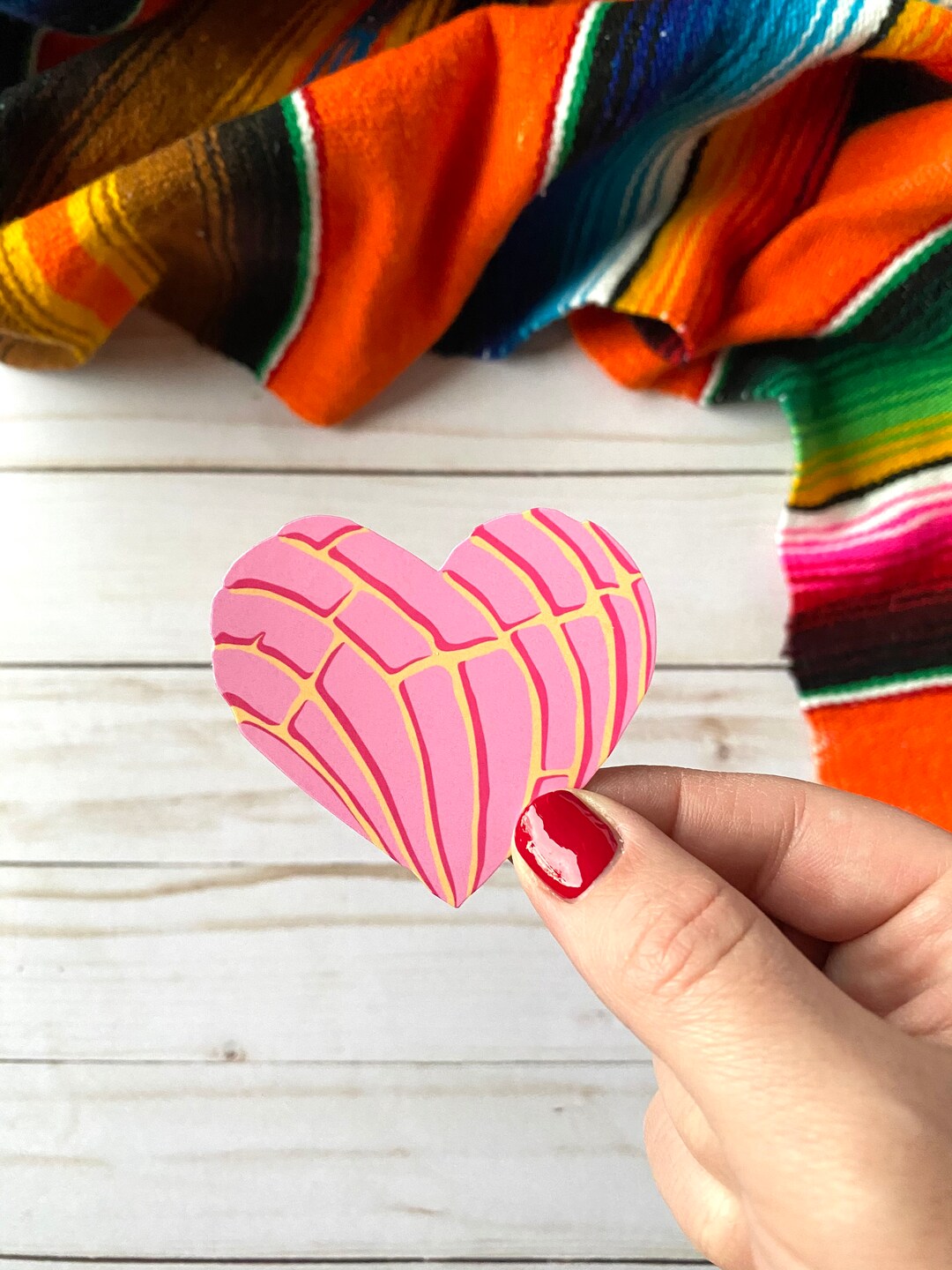 Concha Heart Matte or Glossy Sticker - Etsy