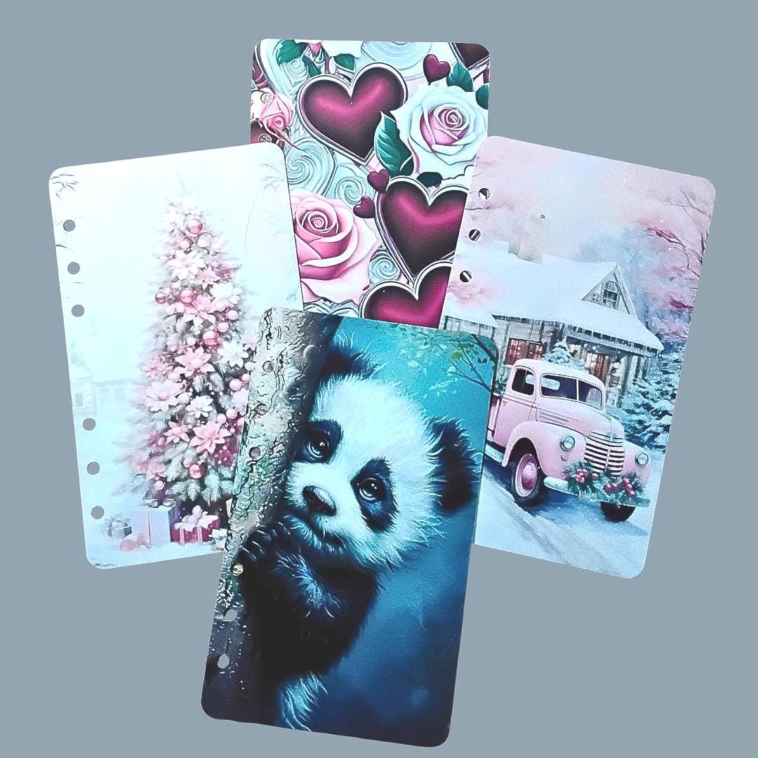 A5 and A6 Binder Covers Fully Laminated Design Both Sides Physical ...