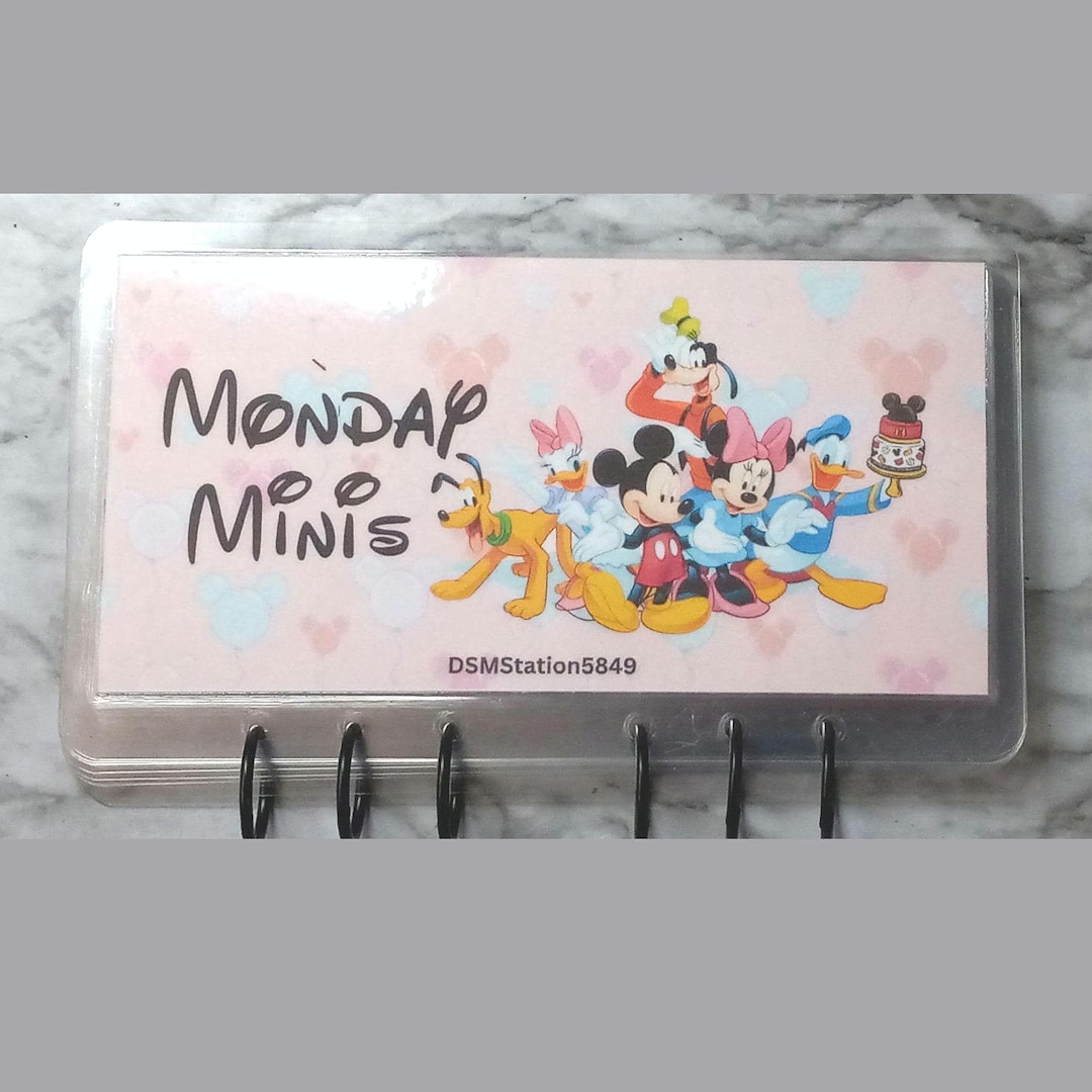 Monday Mini Savings Book / Saving Challenge / Mickey Mouse - Etsy