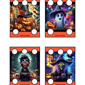 Halloween Micro Mini Challenge, Digital Download, 3 X 4 Set of 4 - Etsy