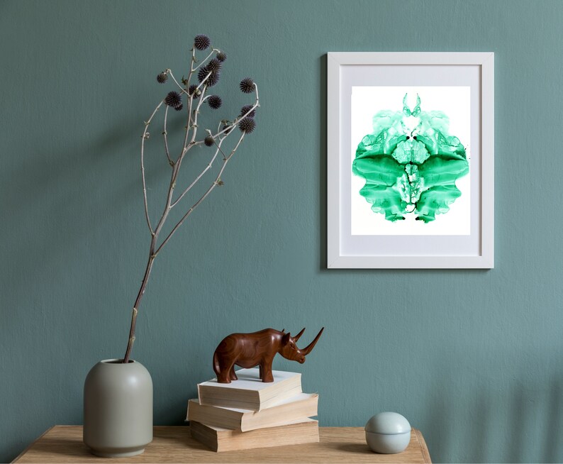 Custom Word Art Inkblot Wall Art Abstract Word Art - Etsy