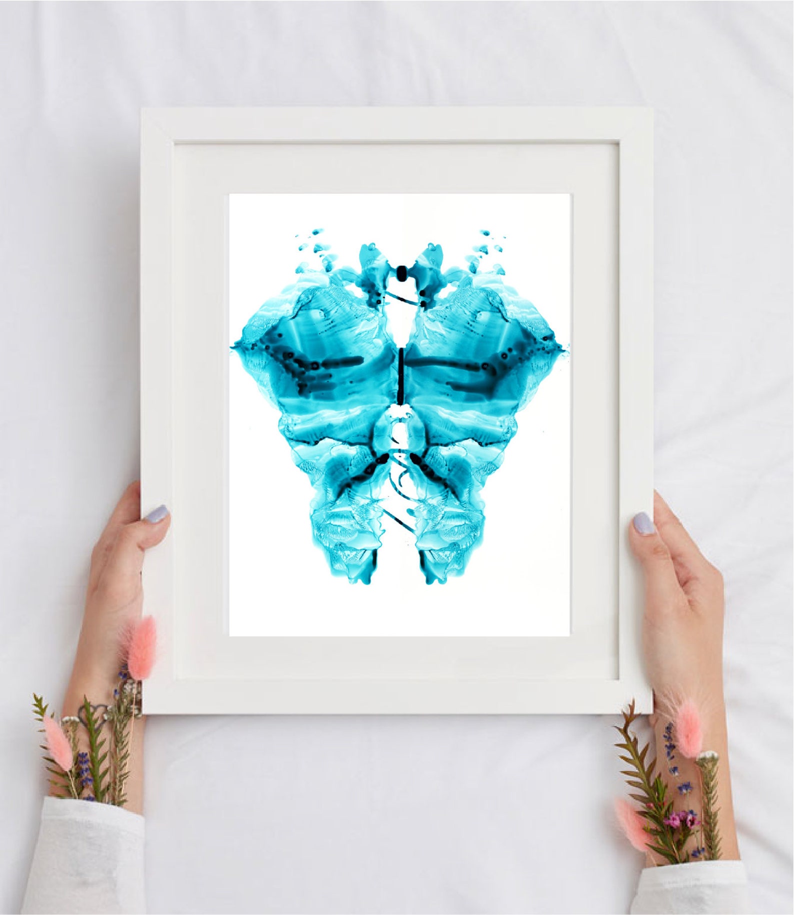 Custom Word Art Inkblot Wall Art Abstract Word Art - Etsy