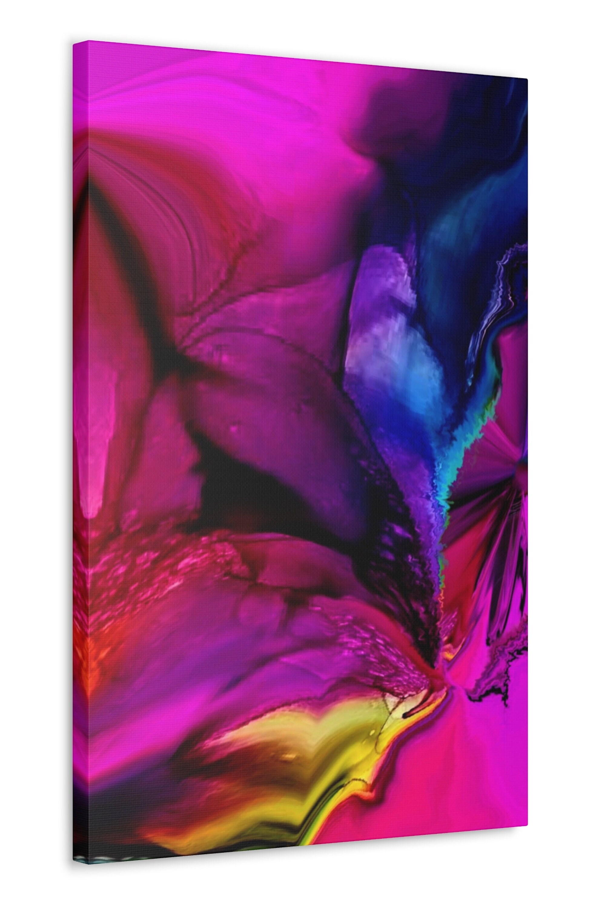 Abstract Neon Pink 1 Vibrant Colours Wall Art Spring 2022 - Etsy