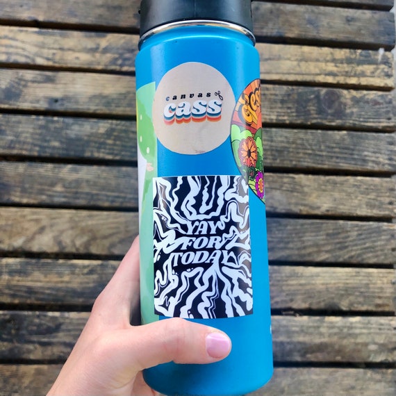 Sticker spread good Mantra stickers good vibes Yay For Today be happy ...