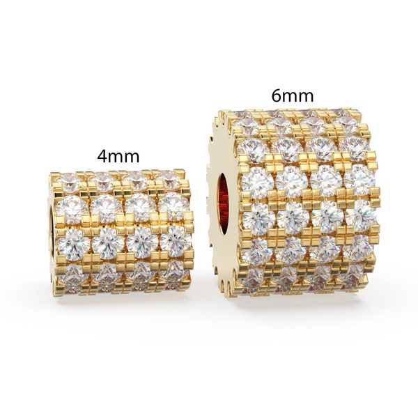 Diamond Rondelle - Etsy