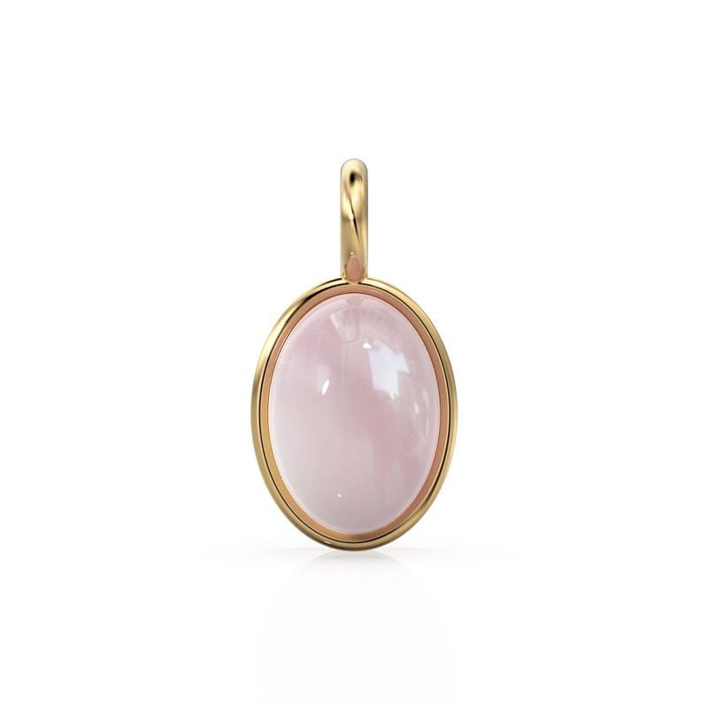 Rose Quartz Pendant Piece - Etsy