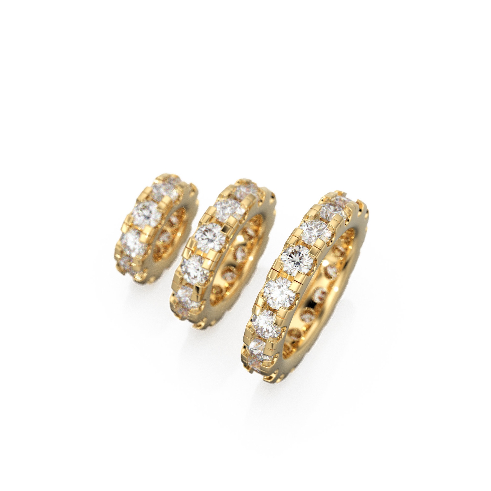 14k Gold Roundel Round Diamonds Charm, Diamonds Wheel Charm, Round ...