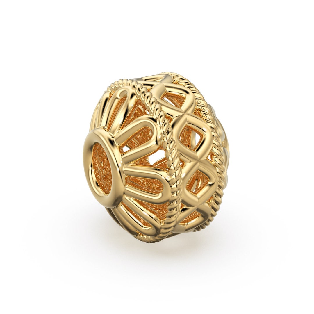 Tribal Antique Handmade Solid Gold Beads, 14k Gold Spacer, 18k Gold ...