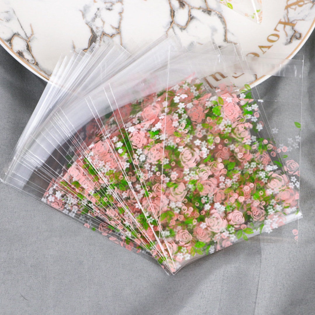 Rose Flower Cello Cellophane Gift Bag for Wedding Party - Etsy
