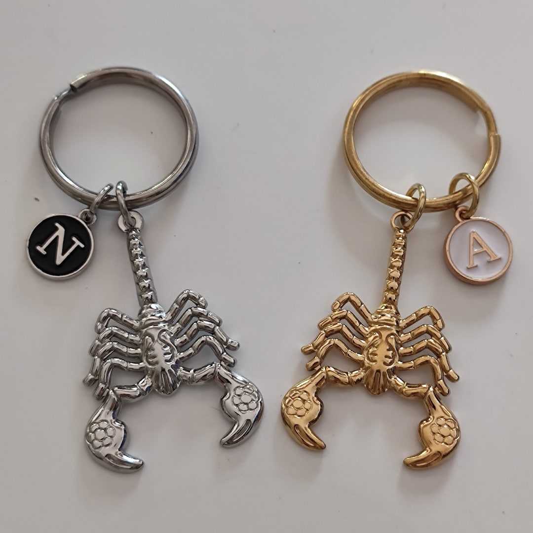 Personalized Scorpion Keychain Gift for Scorpio - Etsy