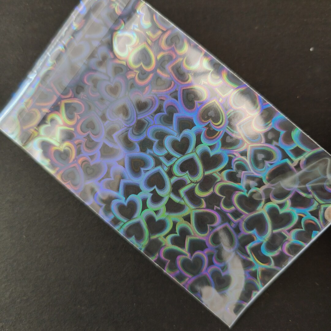 Love Heart Pattern Laser Cellophane Bag for Party 50PCS - Etsy