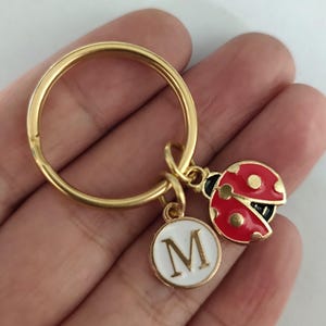 Personalized Ladybug Keychain Gift for Girls - Etsy