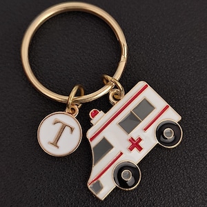 Personalized Ambulance Keychain for Medical - Etsy