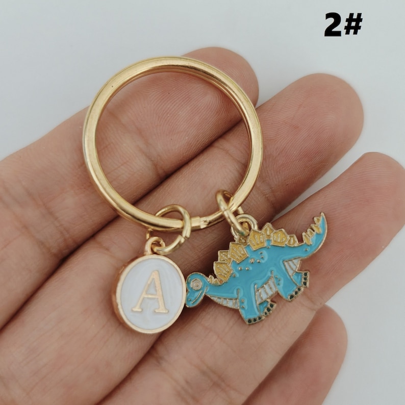 Dinosaur Keychain: Dino Lover Gift - Etsy