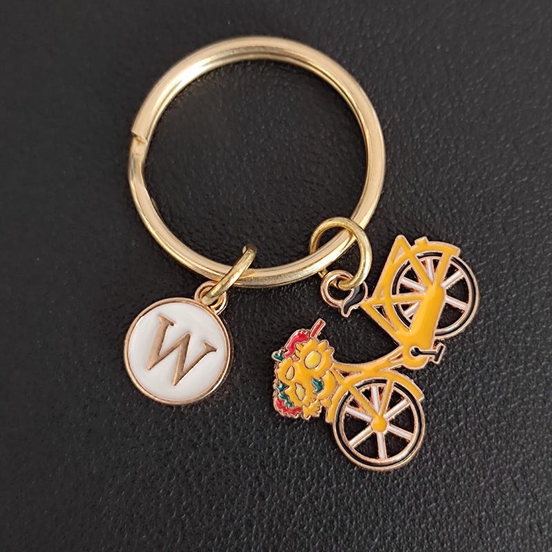 Bicycle Keychain - Etsy