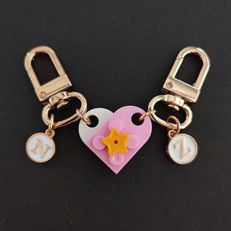 Couple Legos Keychain - Etsy