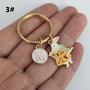 White Rabbit Keychain of Alice in Wonderland - Etsy
