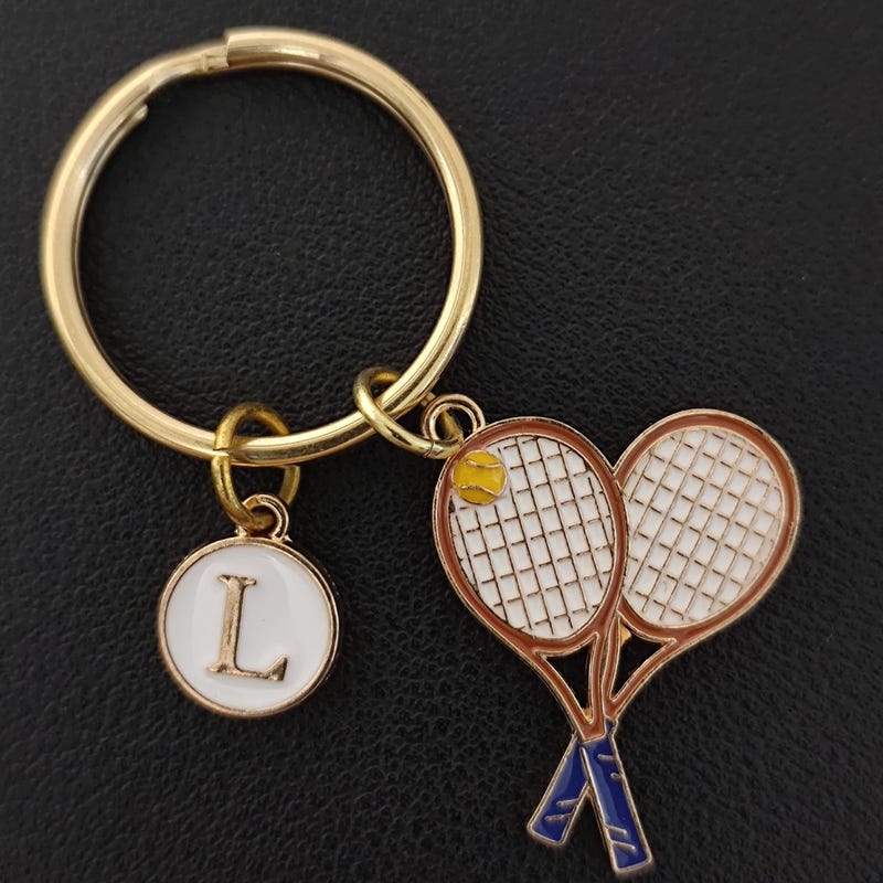 Tennis Keychain - Etsy