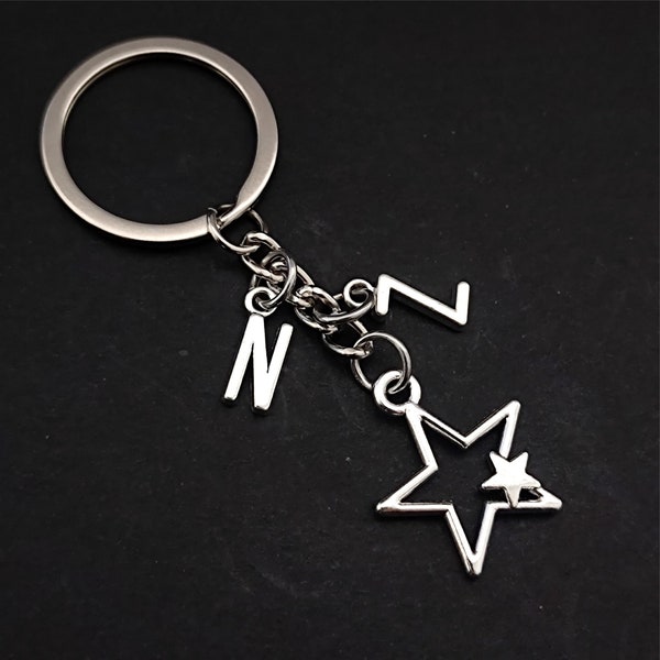 Star Keychain - Etsy