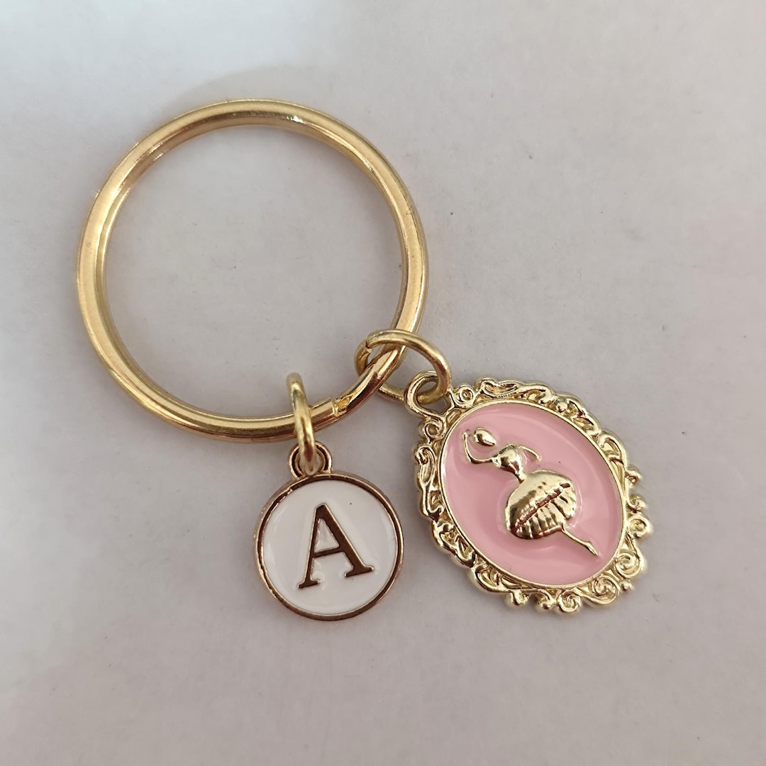 Personalized Ballet Girl Keychain Gift - Etsy