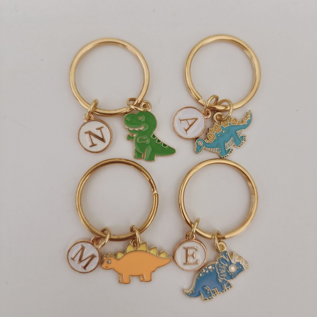 Dinosaur Keychain: Dino Lover Gift - Etsy