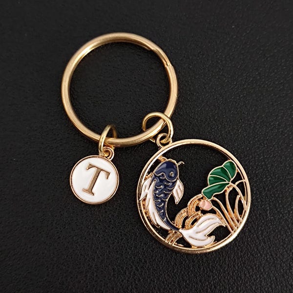 Custom Fish Keyring - Etsy
