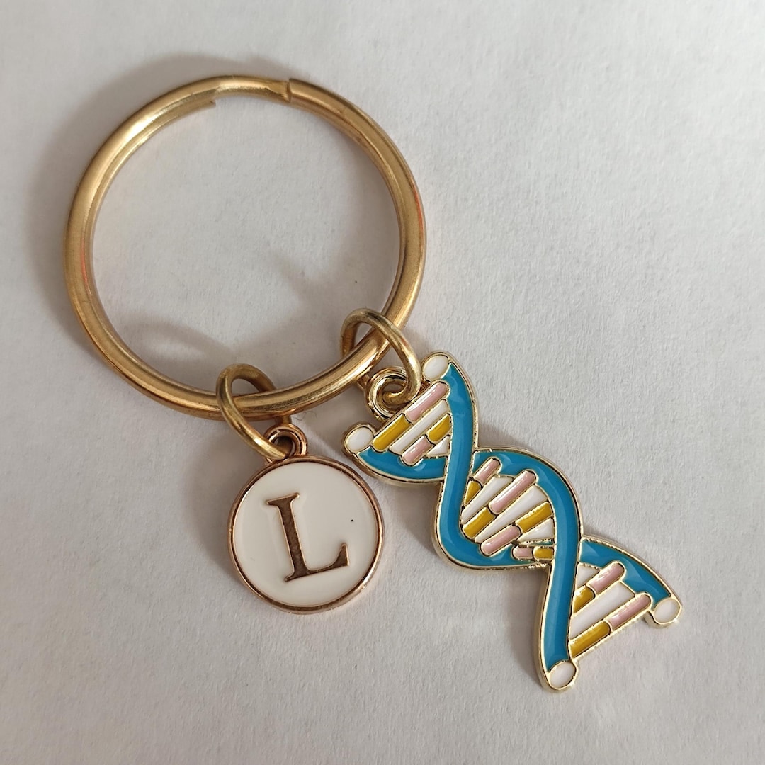 DNA Keychain Gift for Biology Students - Etsy