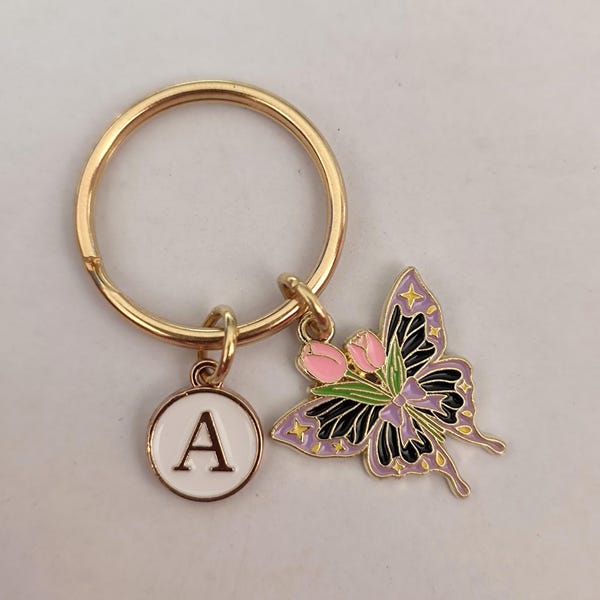 Butterfly Keychain - Etsy
