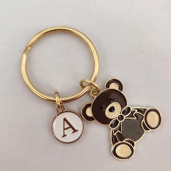 Bear Keychain - Etsy