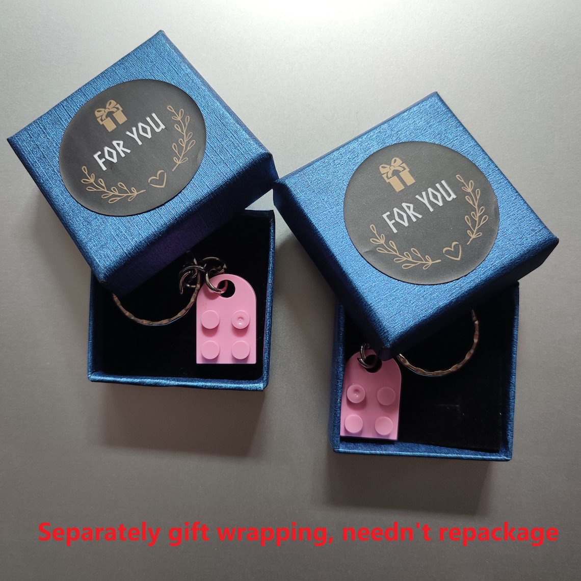 Personalized Love Heart Keychain Made From Bricks - Etsy