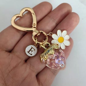 Personalized Strawberry Keychain Gift for Girl - Etsy