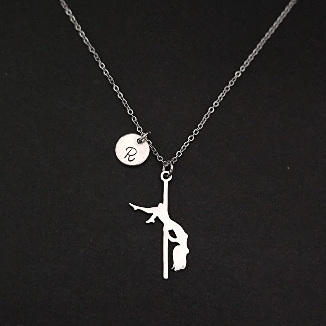 Pole Dance - Personalized Necklace for Pole Dancer - Namezan - Etsy