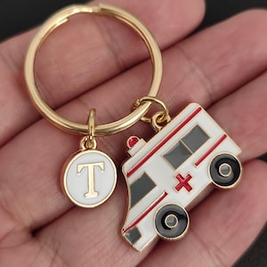 Personalized Ambulance Keychain for Medical - Etsy