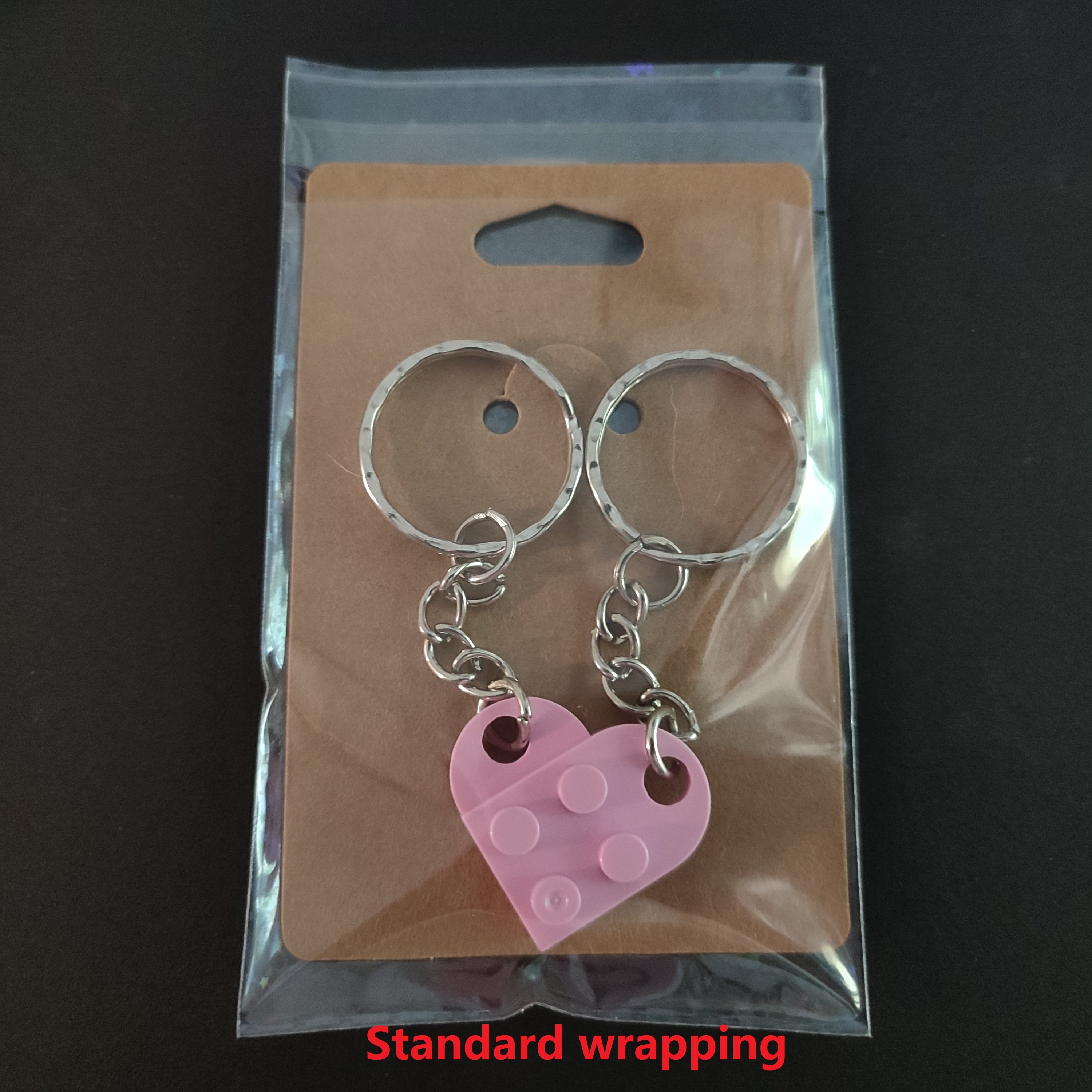 Personalized Love Heart Keychain Made From Bricks - Etsy