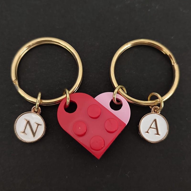 Lego® Heart Keychain - Etsy
