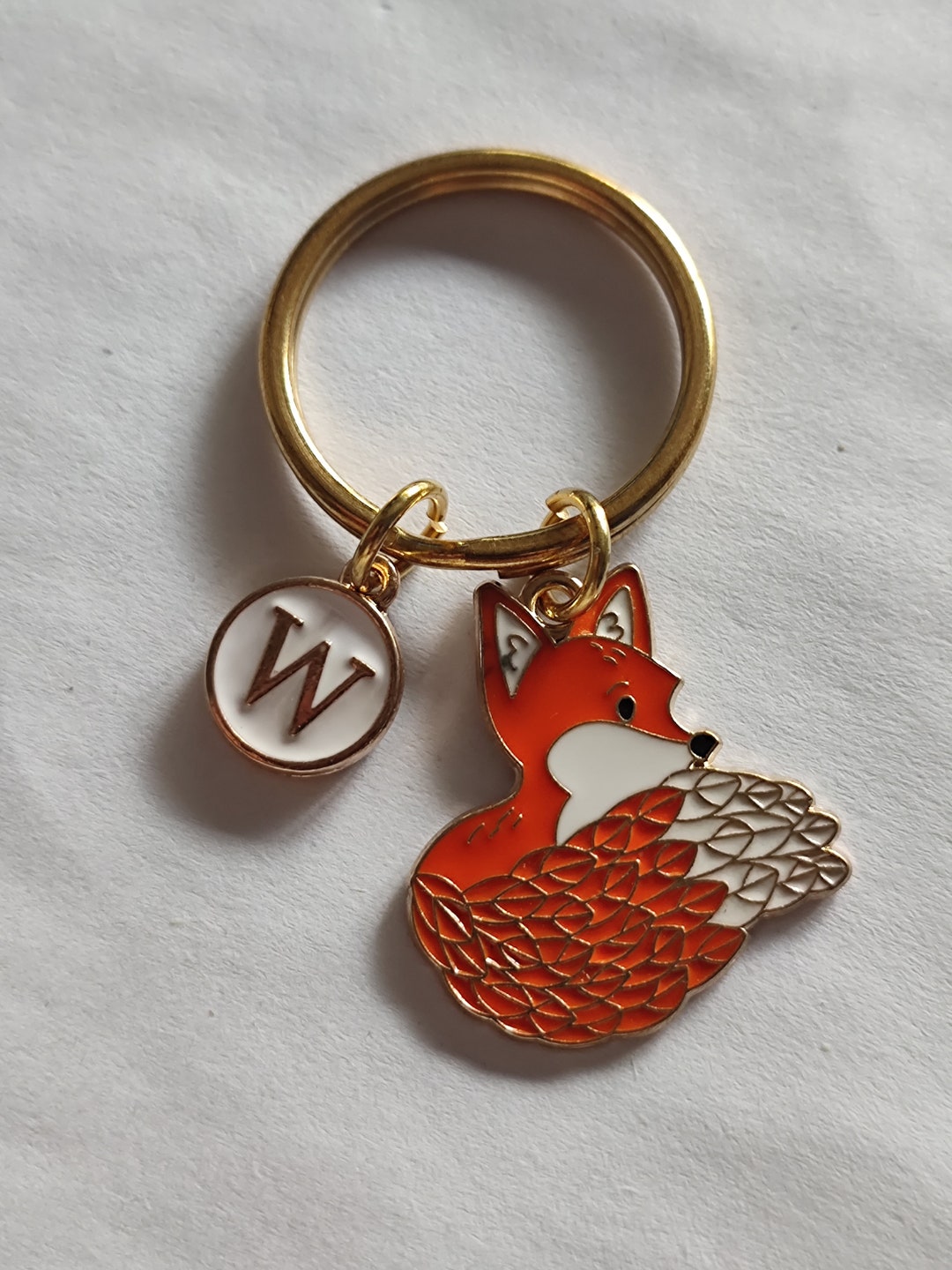 Personalized Fox Keychain Gift for Girls - Etsy