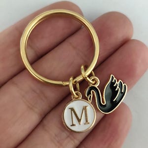 Small Swan Keychain Gift for Girl - Etsy