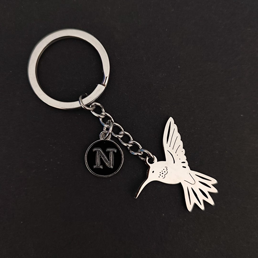 Personalized Hummingbird Keychain for Bird Lover - Etsy