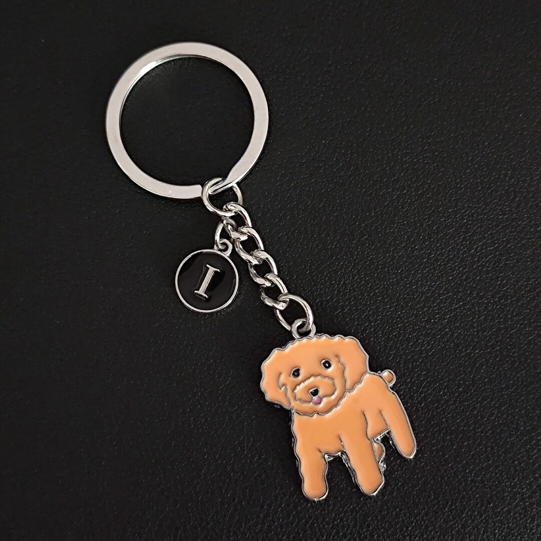 Poodle Keychain: Dog Keyring for Pet Lover - Etsy